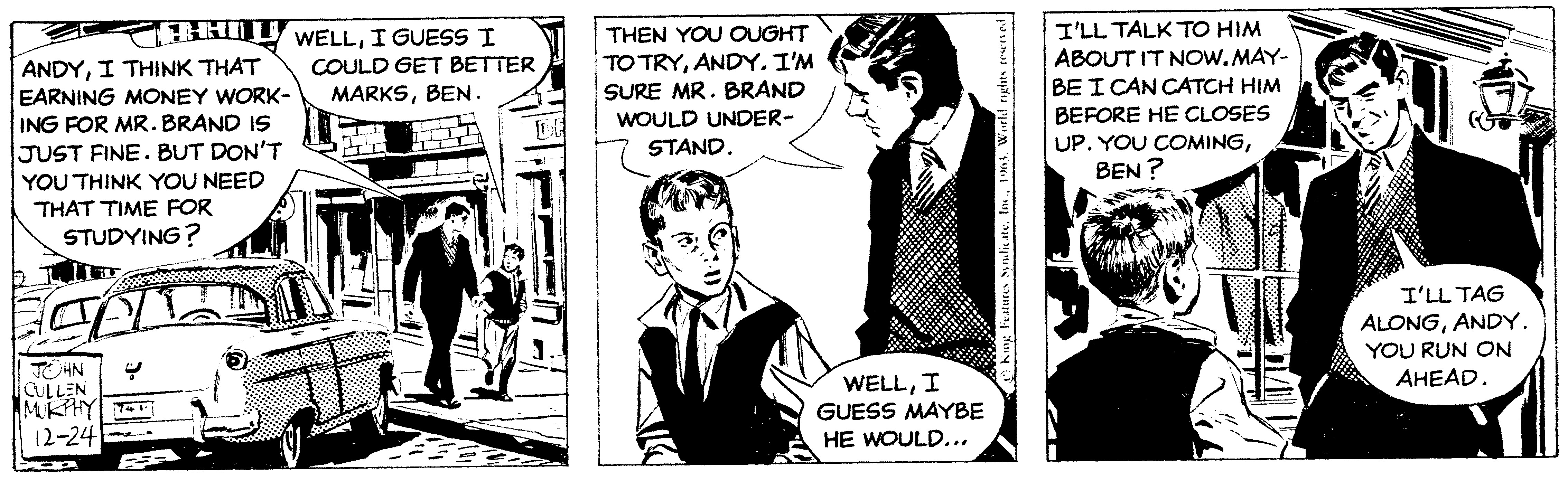 Big Ben Bolt Comic Strip 1963-12-24 | Comics Kingdom