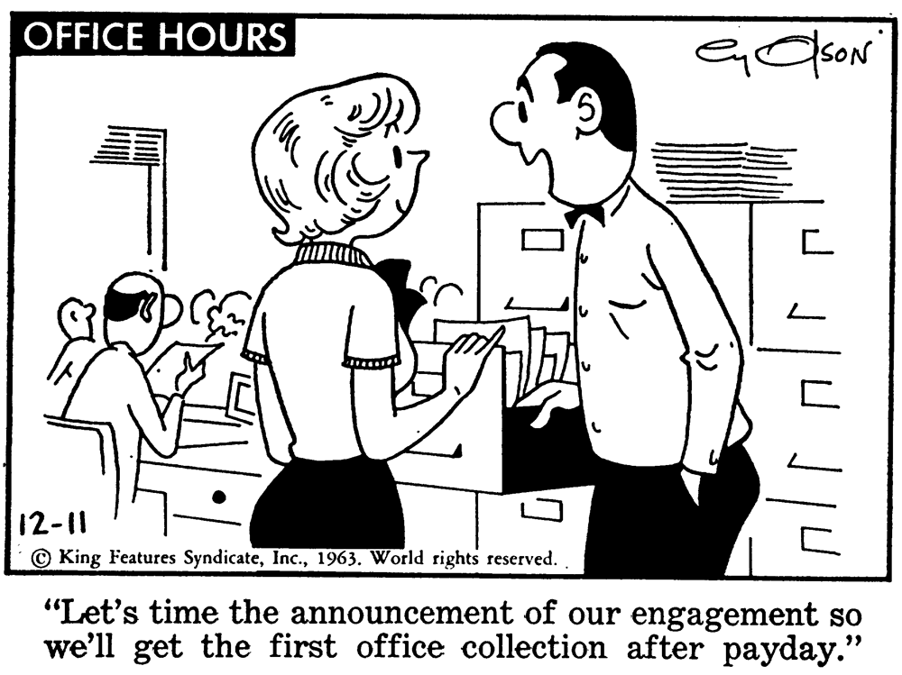 Office Hours Comic Strip 1963-12-11 | Comics Kingdom