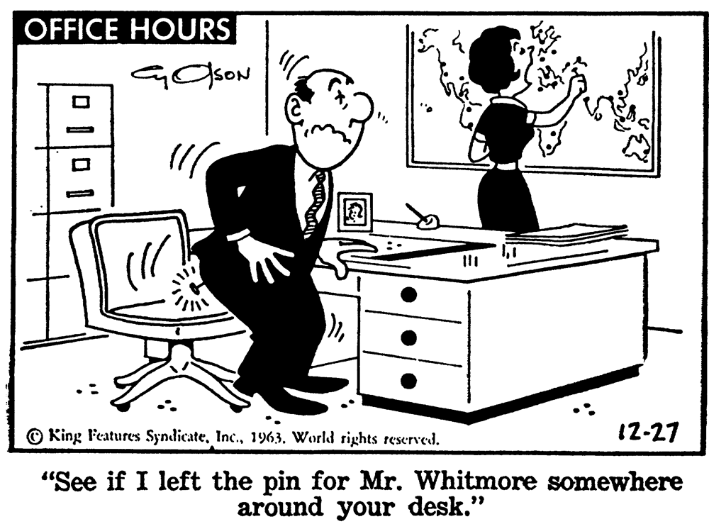 Office Hours Comic Strip 1963-12-27 | Comics Kingdom