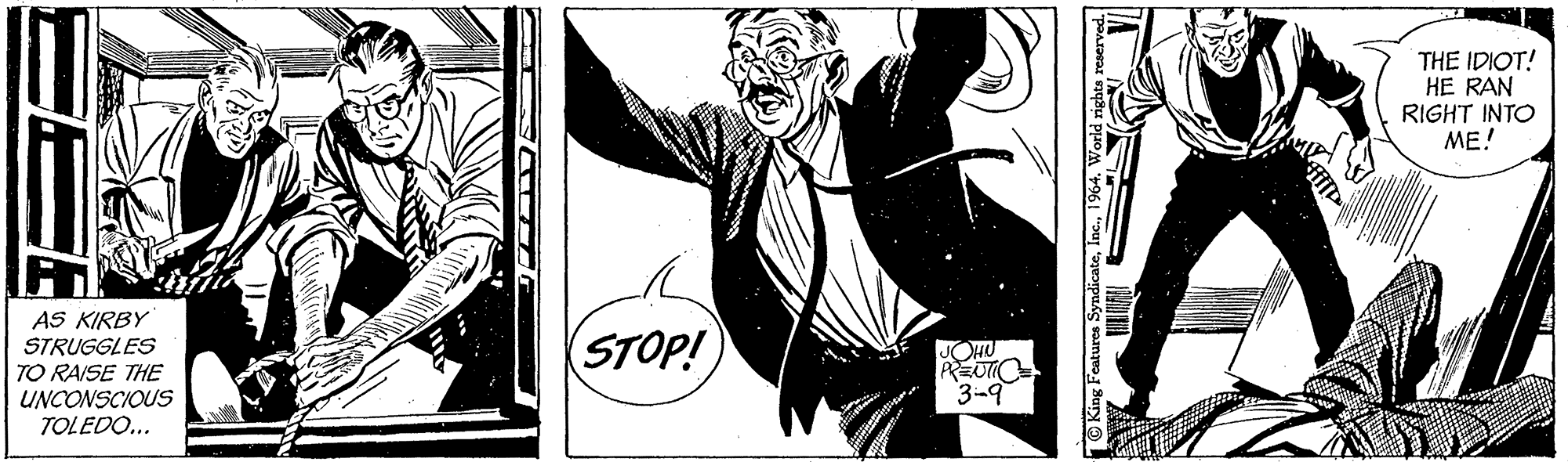Rip Kirby Comic Strip 1964-03-09 | Comics Kingdom