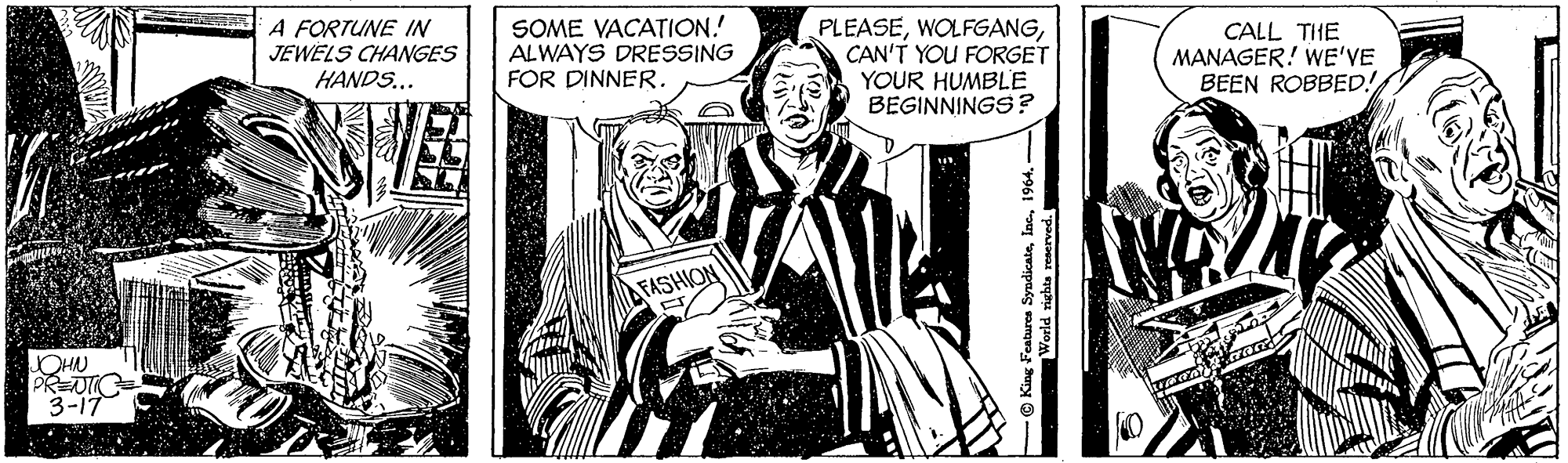 Rip Kirby Comic Strip 1964-03-17 | Comics Kingdom
