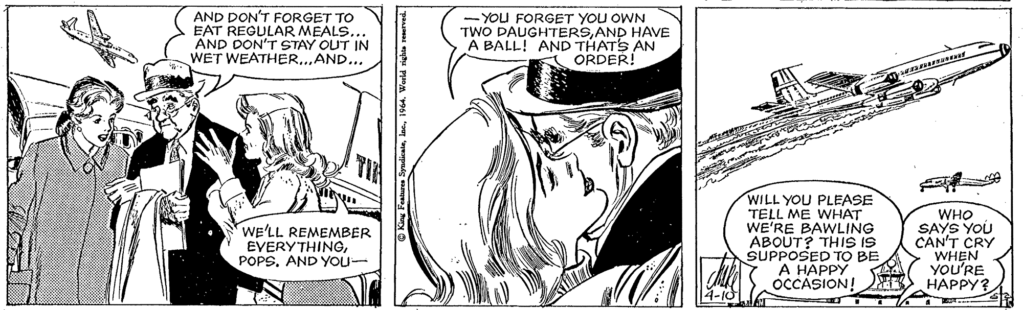 Heart Of Juliet Jones Comic Strip 1964-04-10 | Comics Kingdom