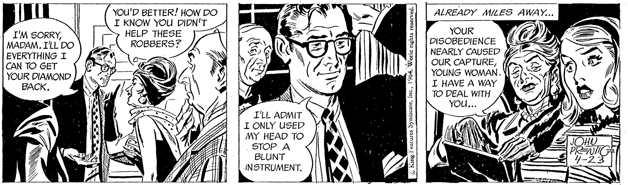 Rip Kirby Comic Strip 1964-04-23 | Comics Kingdom