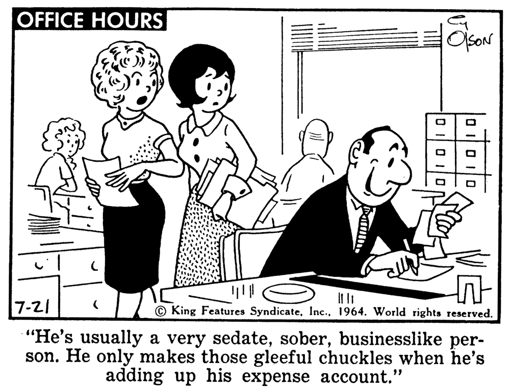 Office Hours Comic Strip 1964-07-21 | Comics Kingdom