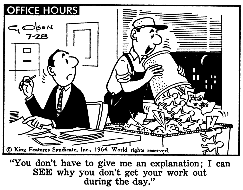 Office Hours Comic Strip 1964-07-28 | Comics Kingdom