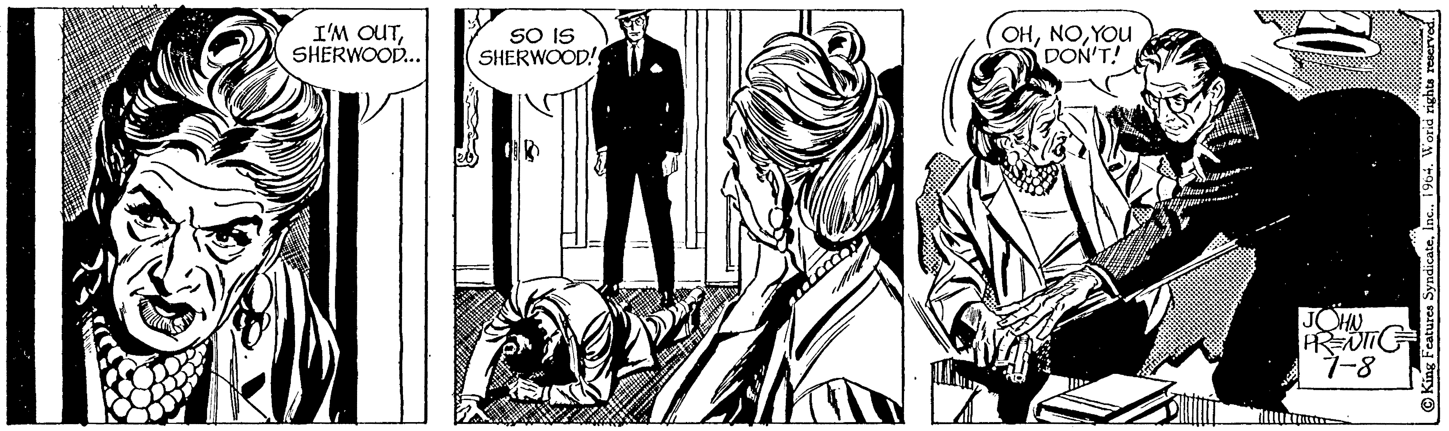 Rip Kirby Comic Strip 1964-07-08 | Comics Kingdom