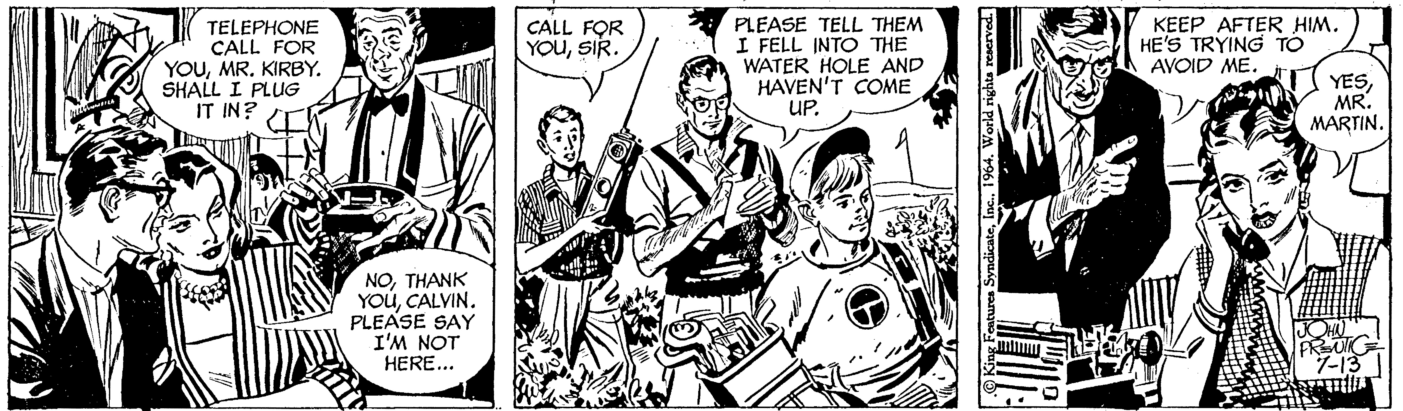 Rip Kirby Comic Strip 1964-07-13 | Comics Kingdom