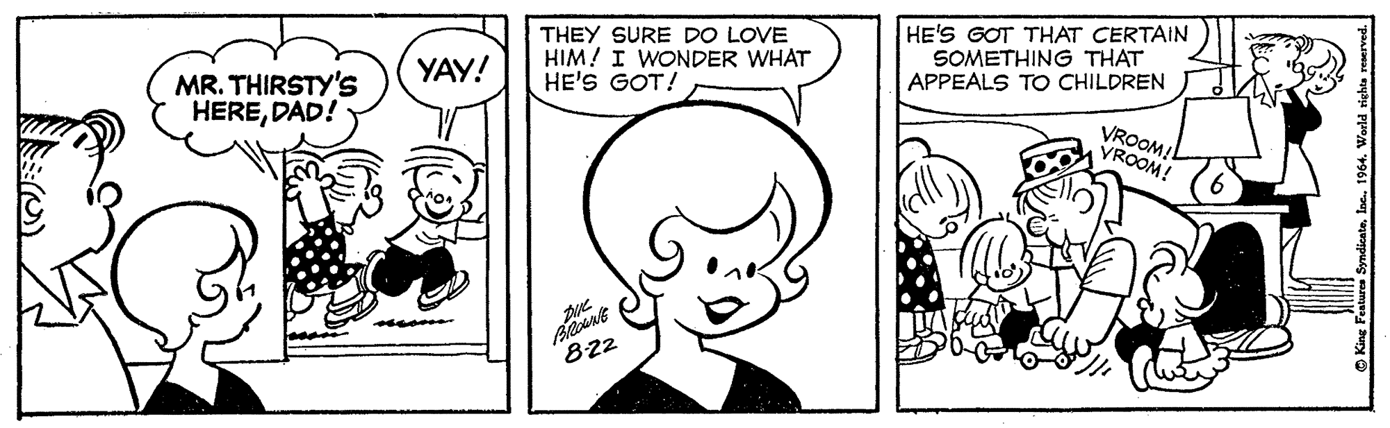Hi And Lois Vintage Comic Strip 1964 08 22 Comics Kingdom 3308
