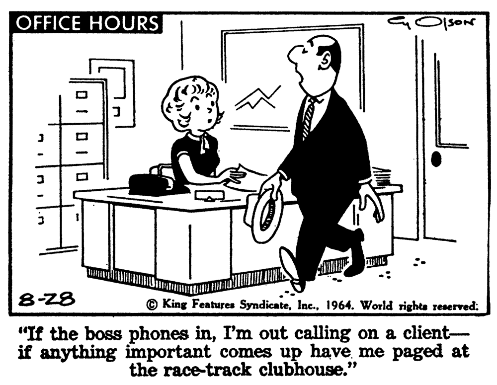 Office Hours Comic Strip 1964-08-28 | Comics Kingdom