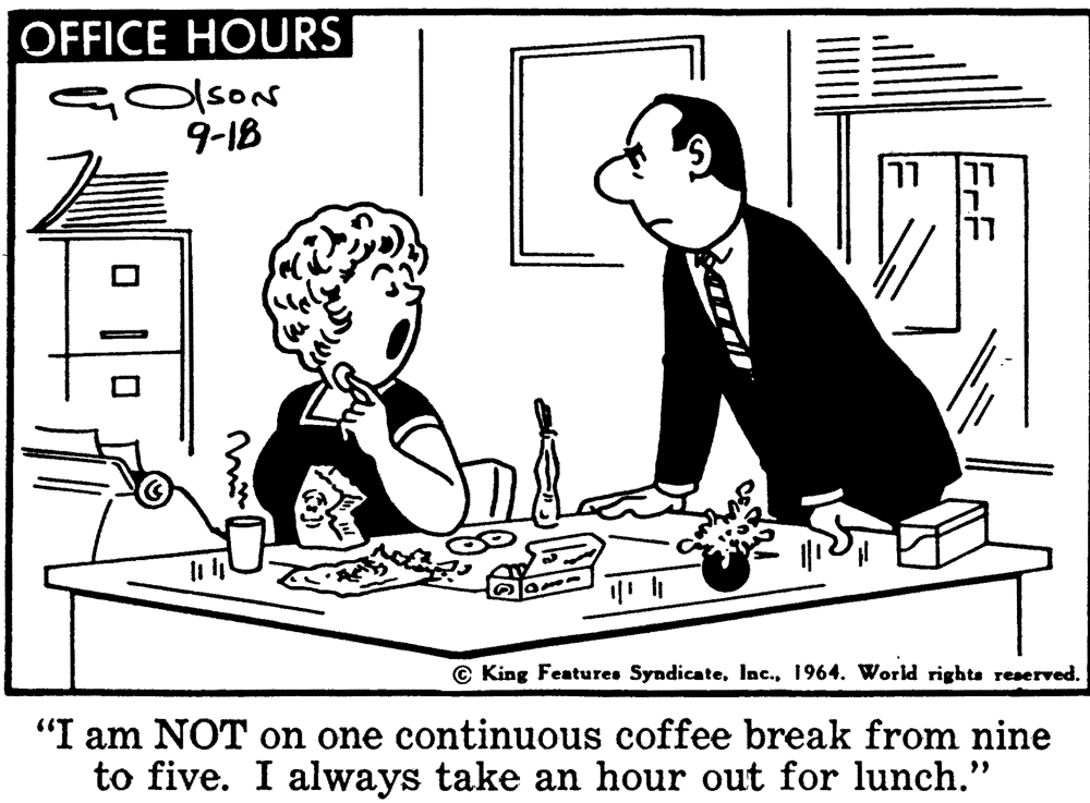 Office Hours Comic Strip 1964-09-18 | Comics Kingdom