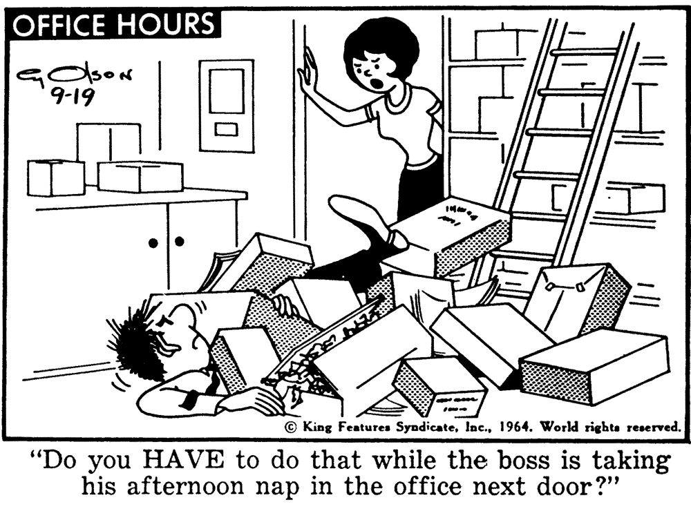 Office Hours Comic Strip 1964-09-19 | Comics Kingdom