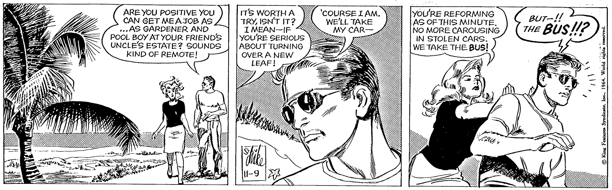 Heart Of Juliet Jones Comic Strip 1964-11-09 | Comics Kingdom