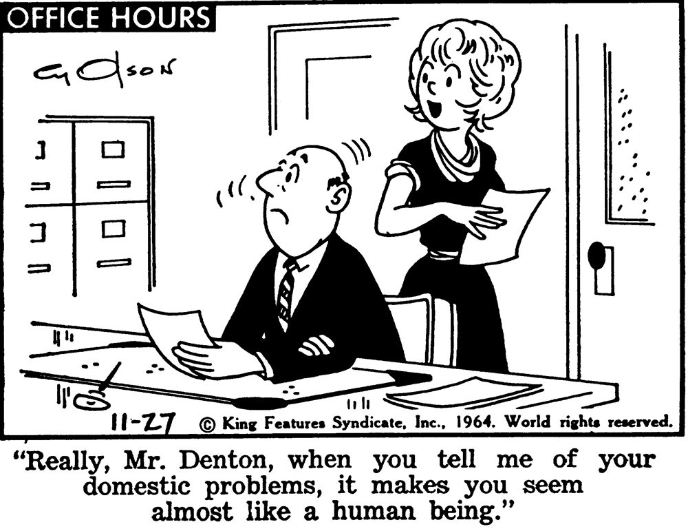 Office Hours Comic Strip 1964-11-27 | Comics Kingdom