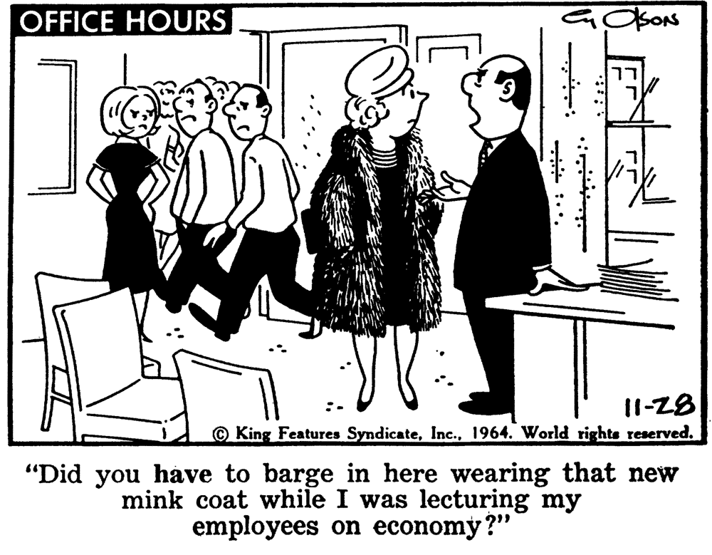 Office Hours Comic Strip 1964-11-28 | Comics Kingdom