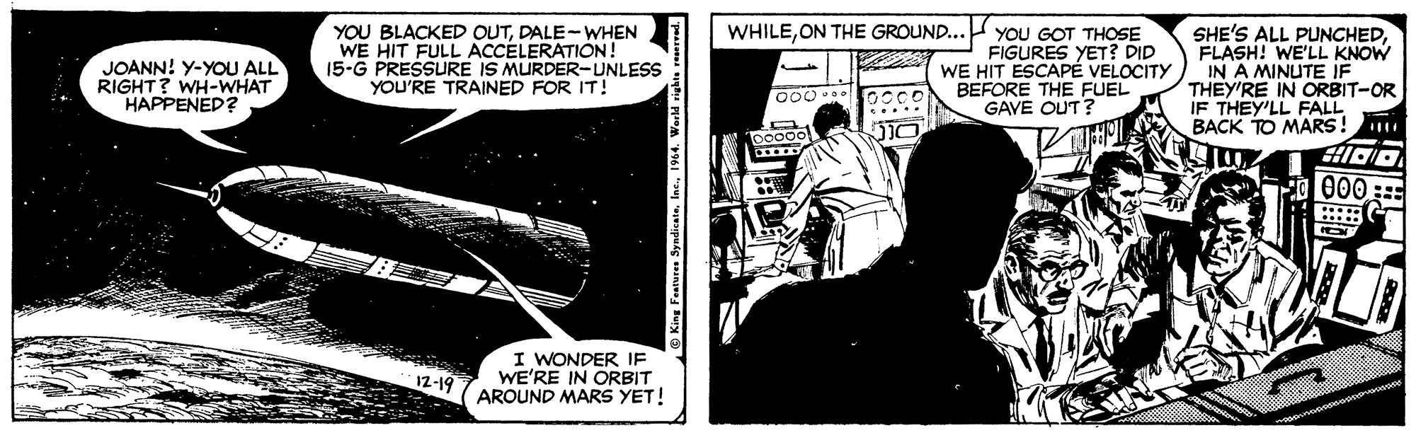 Flash Gordon Comic Strip 1964-12-19 | Comics Kingdom