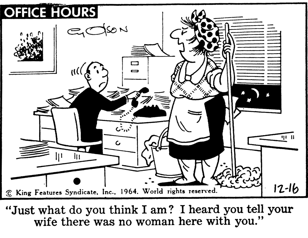 Office Hours Comic Strip 1964-12-16 | Comics Kingdom