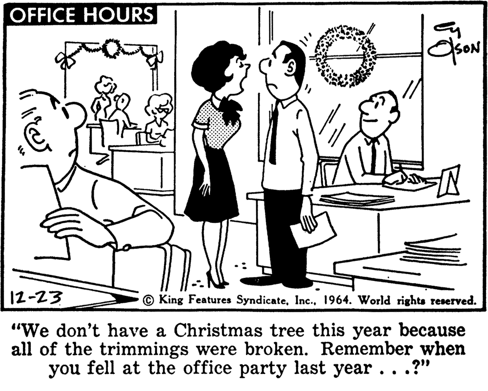 Office Hours Comic Strip 1964-12-23 | Comics Kingdom