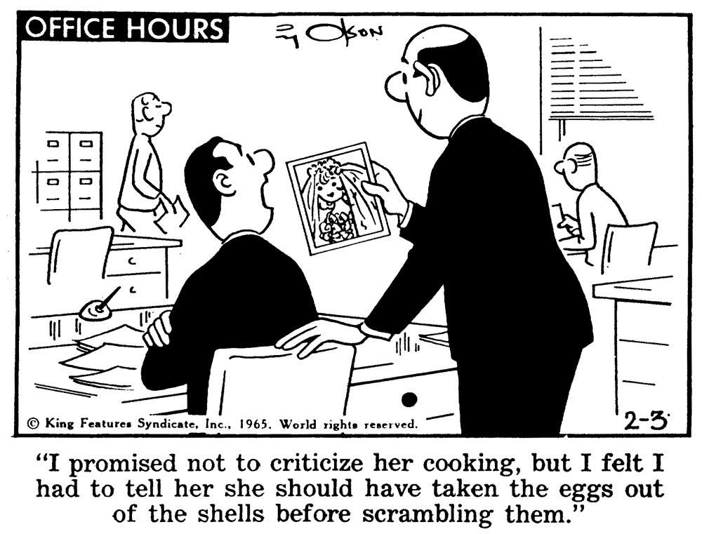 Office Hours Comic Strip 1965-02-03 | Comics Kingdom