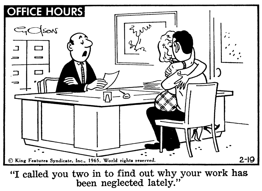 Office Hours Comic Strip 1965-02-19 | Comics Kingdom