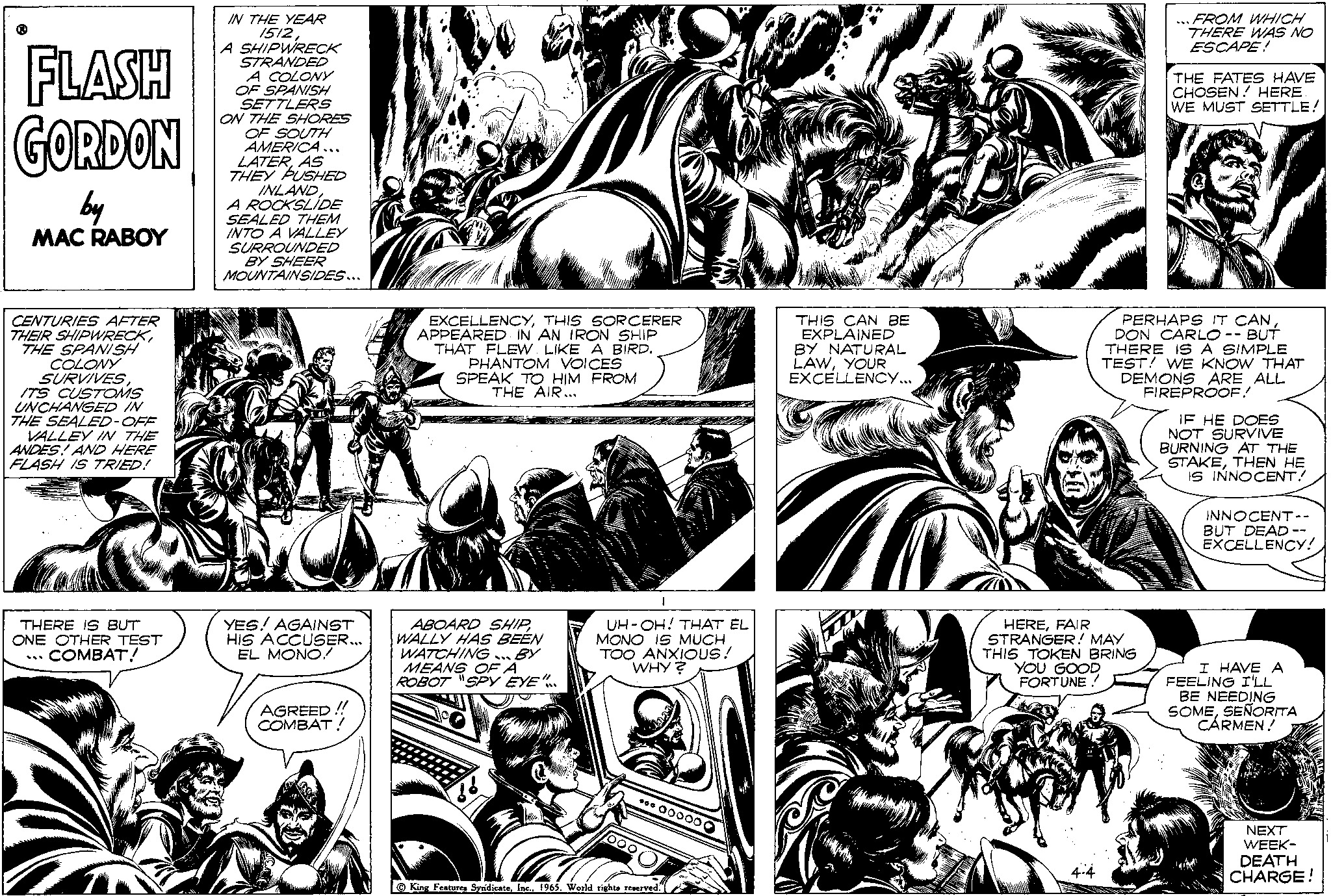 Flash Gordon Comic Strip 1965-04-04 | Comics Kingdom