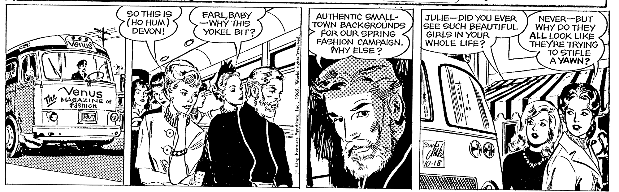 Heart Of Juliet Jones Comic Strip 1965-10-18 | Comics Kingdom