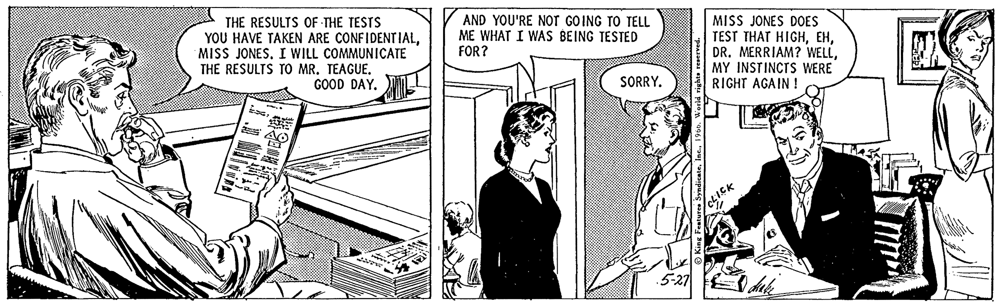 Heart Of Juliet Jones Comic Strip 1966-05-27 | Comics Kingdom