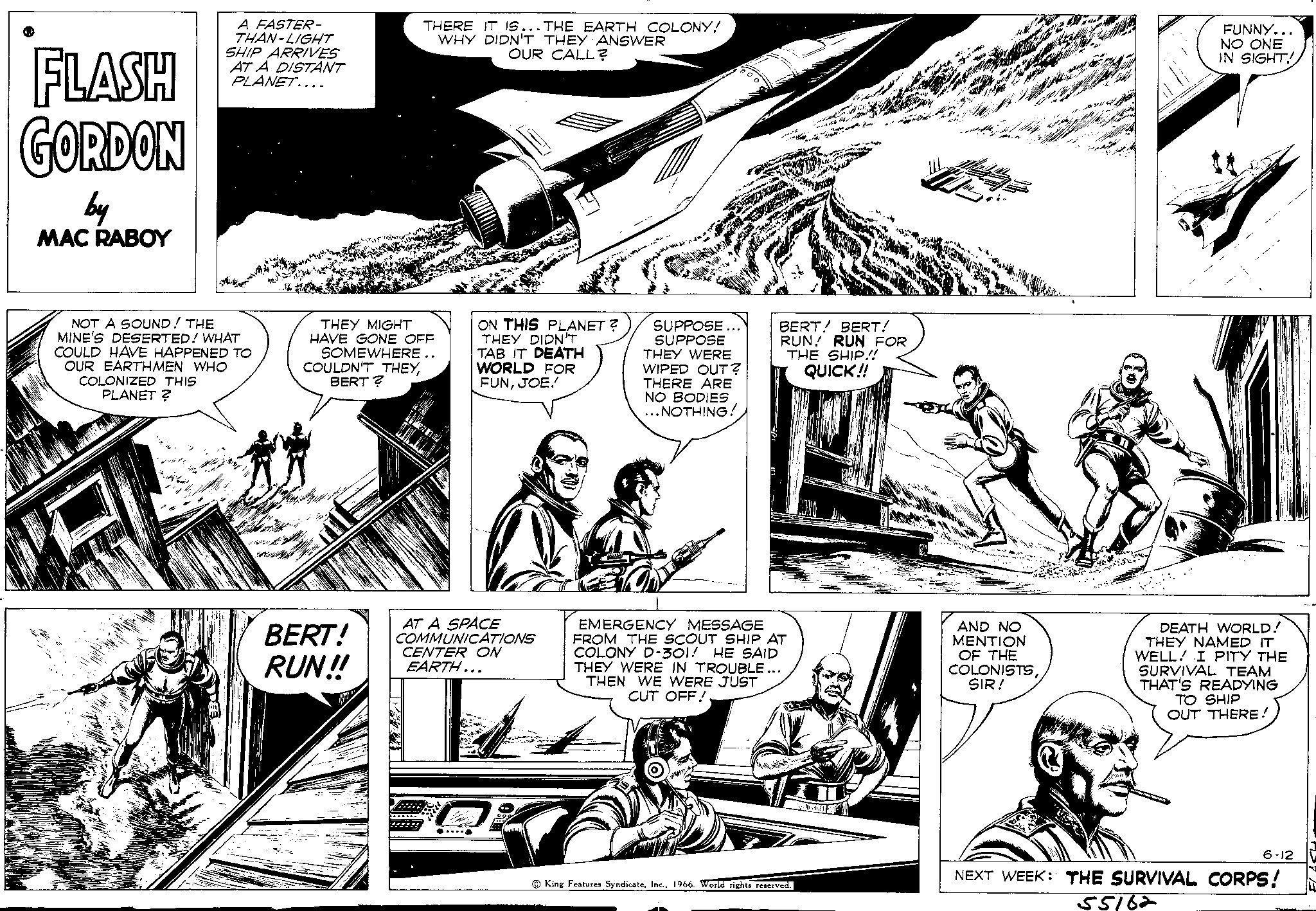 Flash Gordon Comic Strip 1966-06-12 | Comics Kingdom