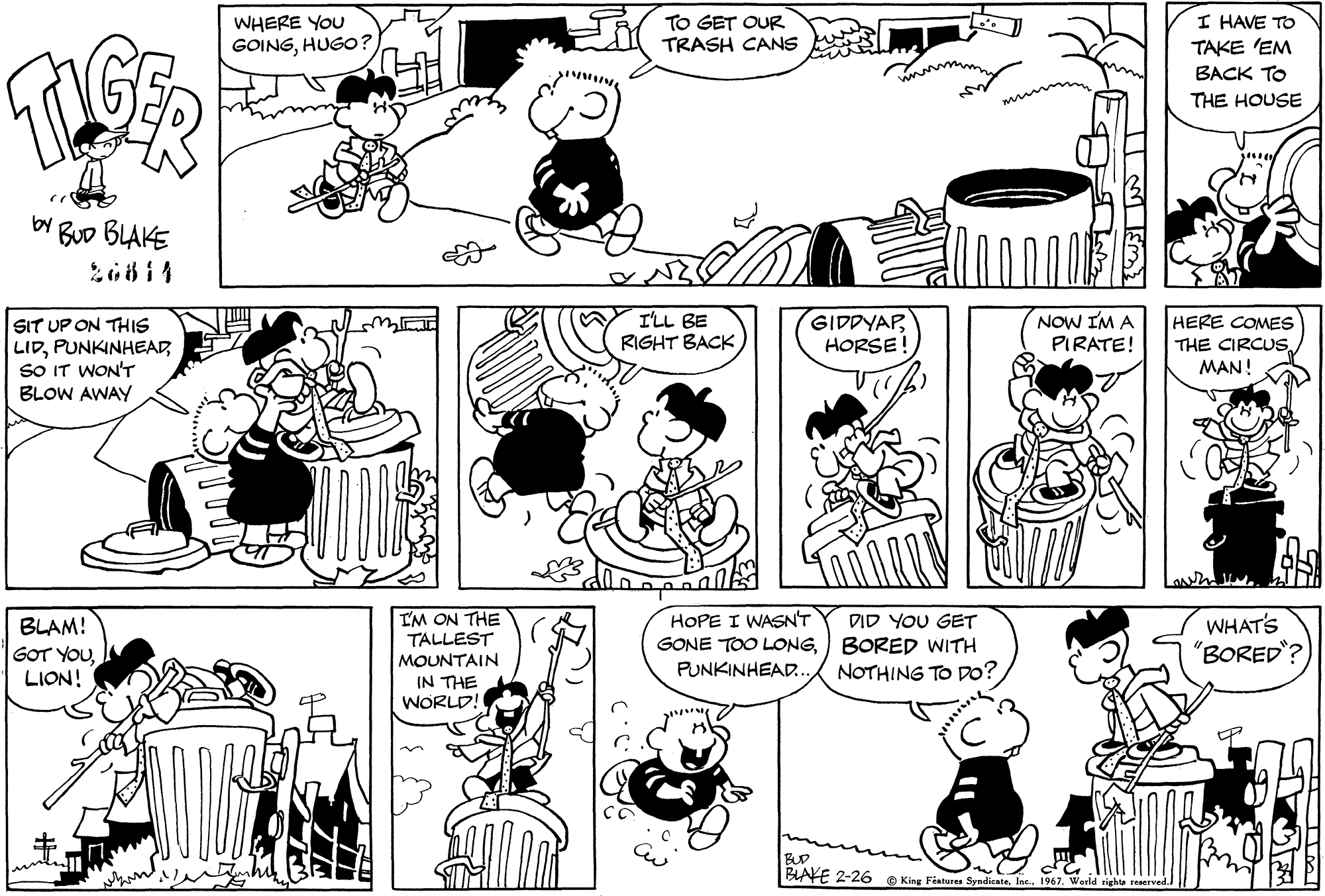 Tiger Vintage Sundays Comic Strip 1967-02-26 | Comics Kingdom