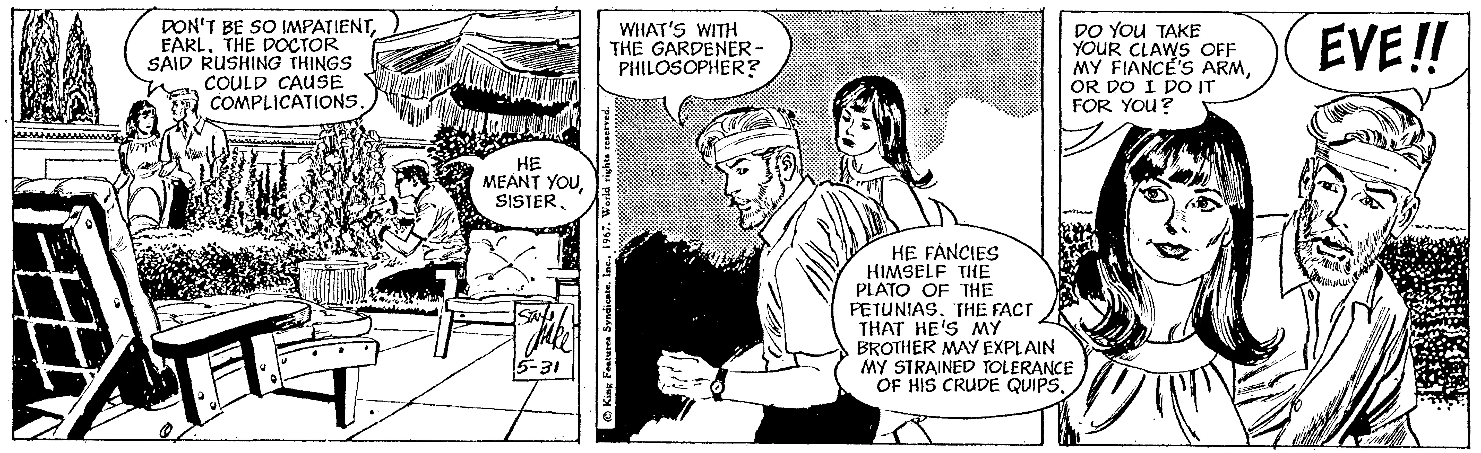 Heart Of Juliet Jones Comic Strip 1967-05-31 | Comics Kingdom