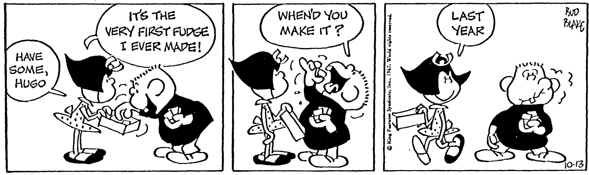 Tiger Comic Strip 1967-10-13 | Comics Kingdom