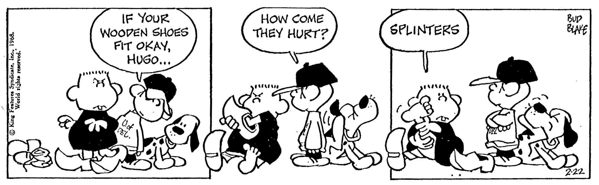 Tiger Comic Strip 1968-02-22 | Comics Kingdom