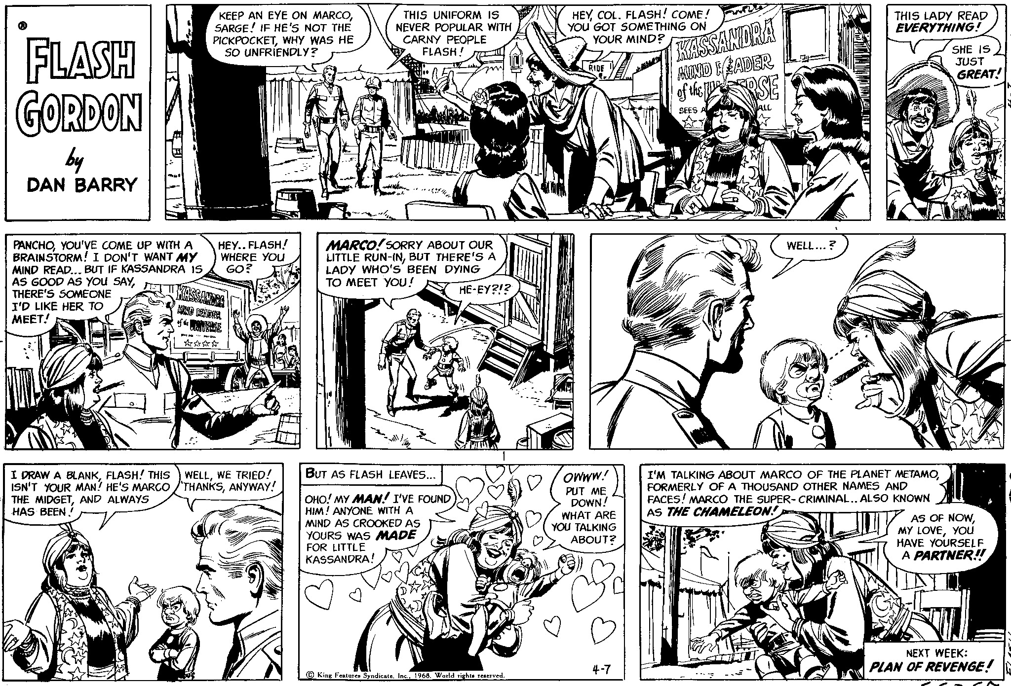 Flash Gordon Comic Strip 1968-04-07 | Comics Kingdom