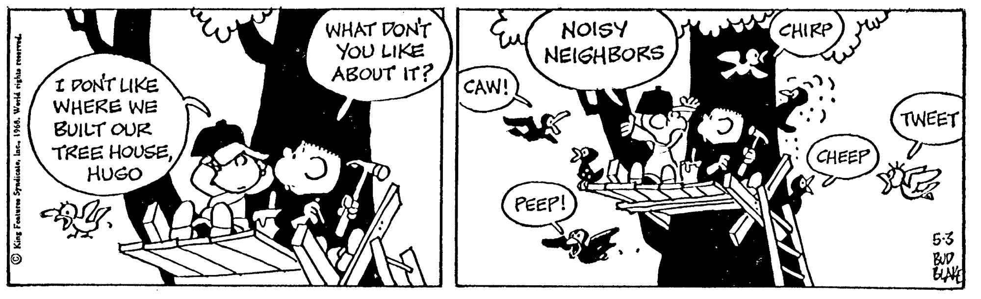 Tiger Comic Strip 1968-05-03 | Comics Kingdom