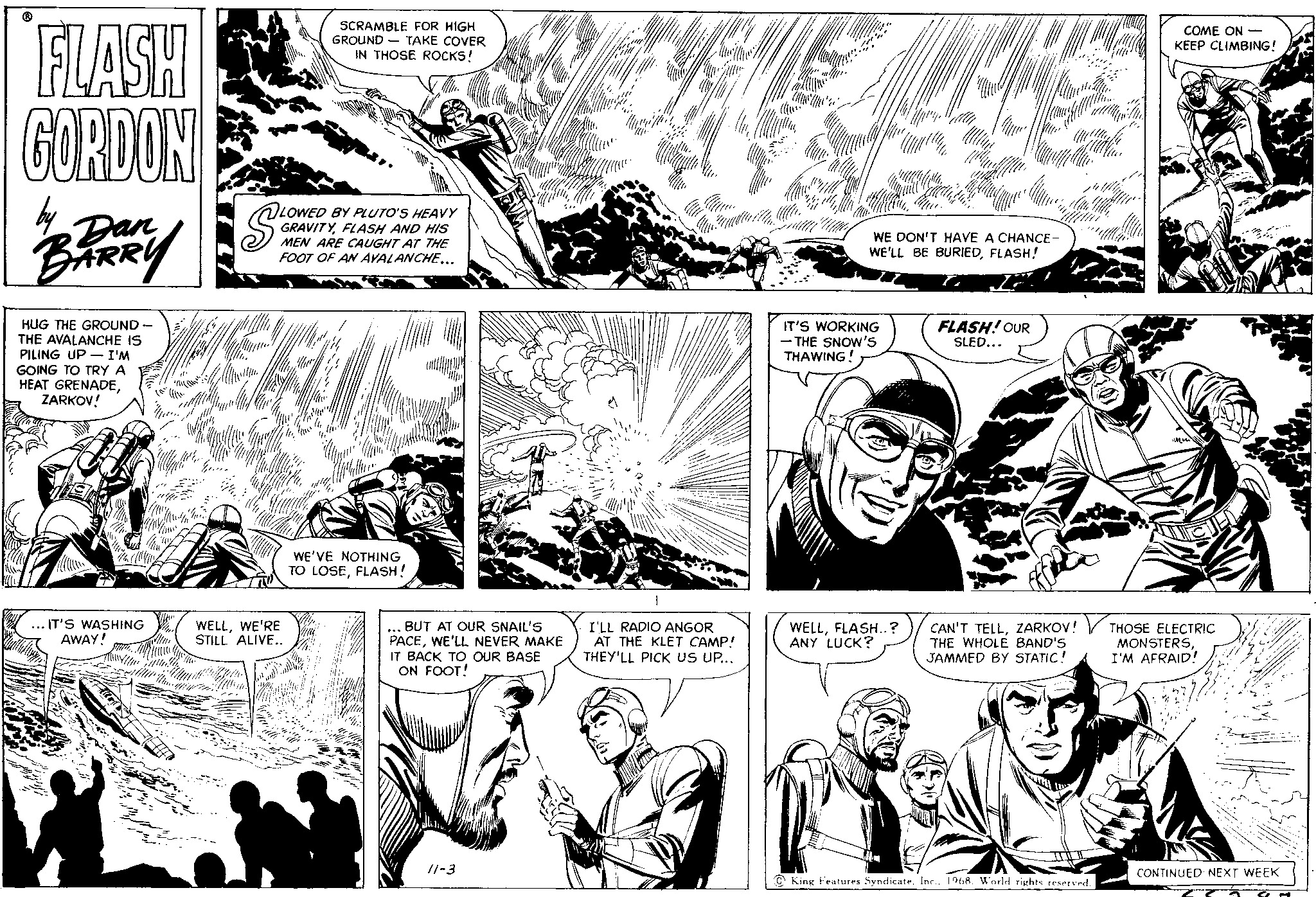 Flash Gordon Vintage Sundays Comic Strip 1968-11-03 | Comics Kingdom