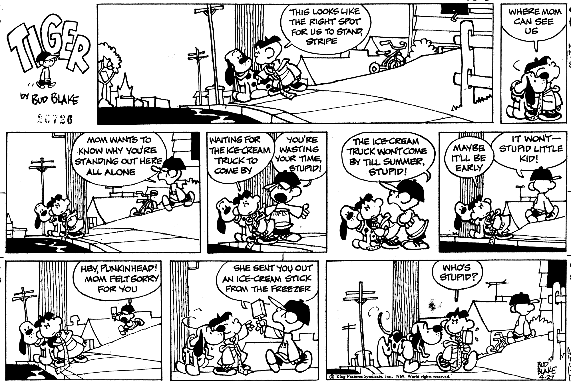 Tiger Comic Strip 1969-04-27 | Comics Kingdom