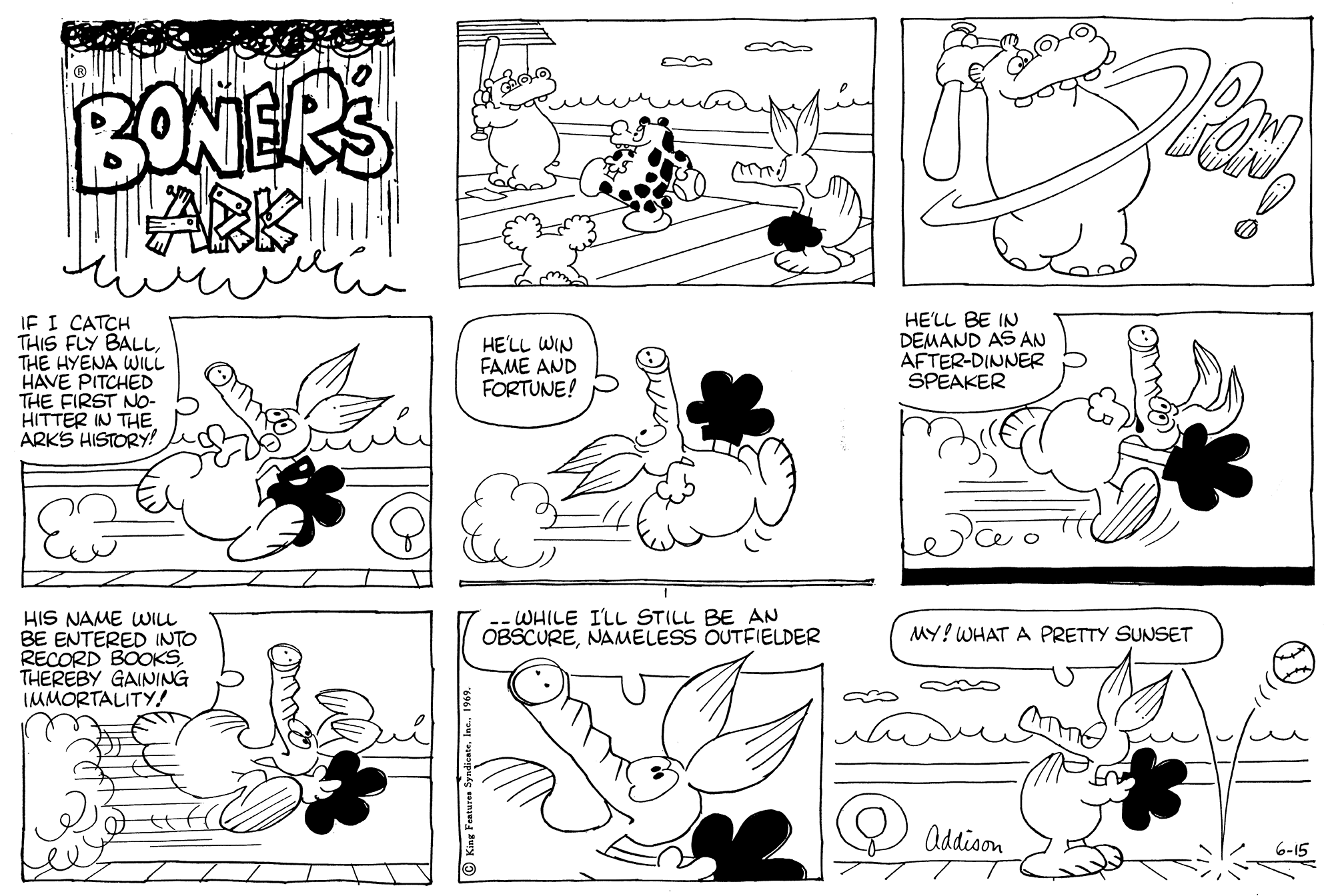Boner’s Ark Comic Strip 1969-06-15 | Comics Kingdom