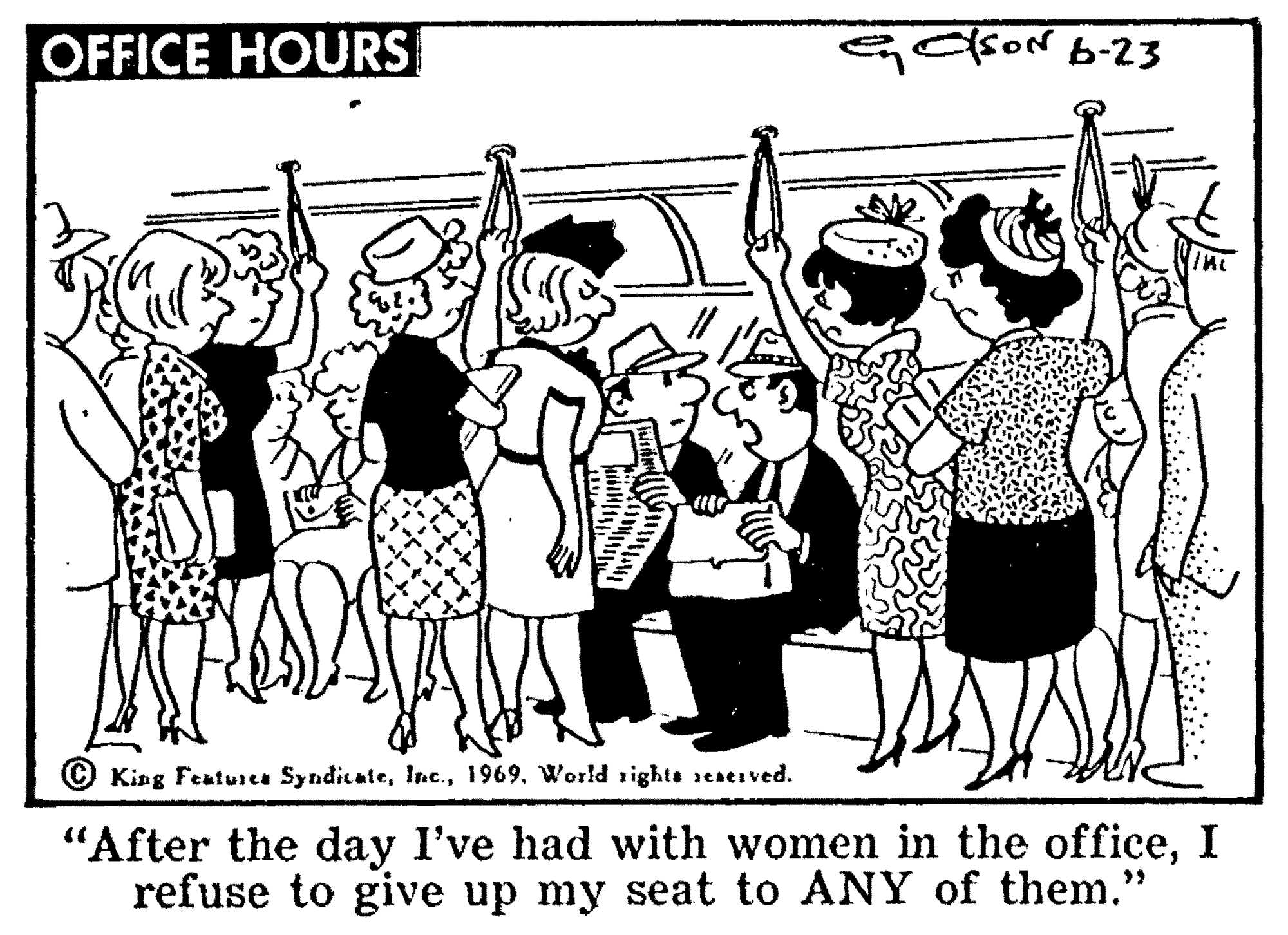 Office Hours Comic Strip 1969-06-23 | Comics Kingdom