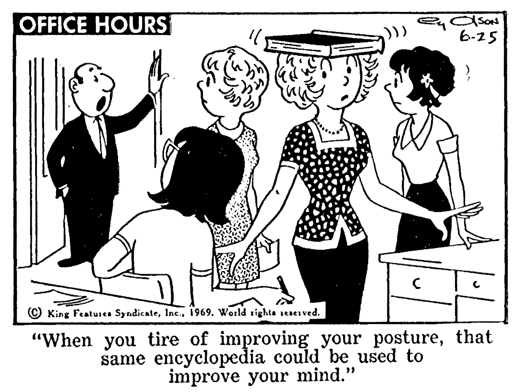 Office Hours Comic Strip 1969-06-25 | Comics Kingdom
