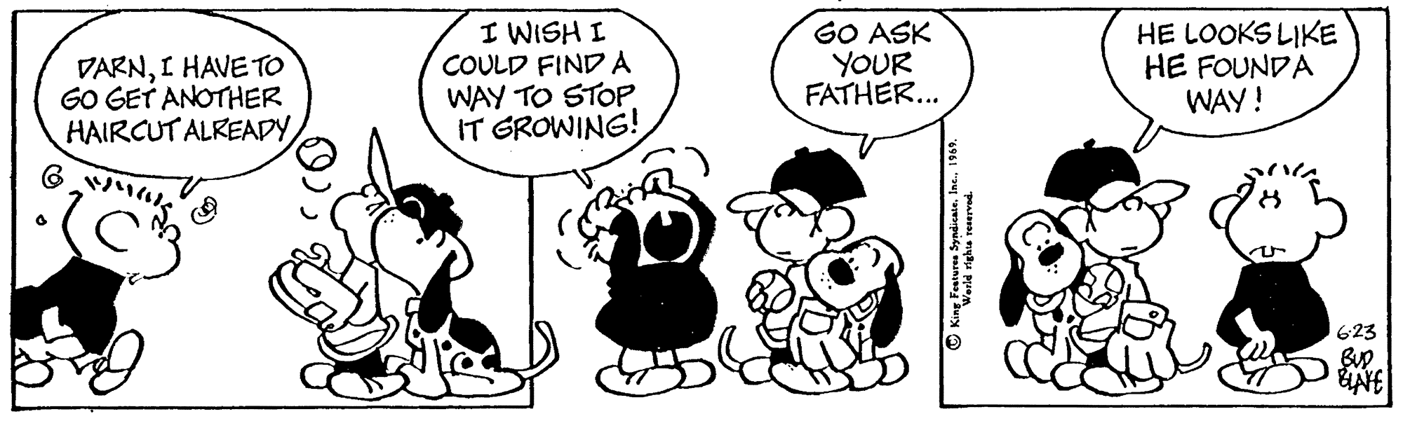Tiger Comic Strip 1969-06-23 | Comics Kingdom