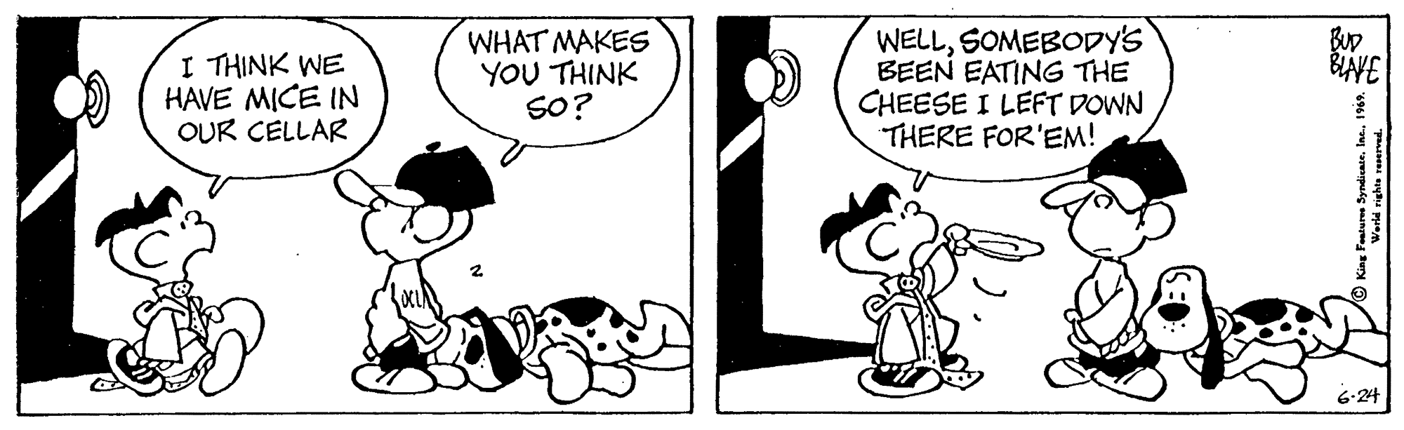 Tiger Comic Strip 1969-06-24 | Comics Kingdom