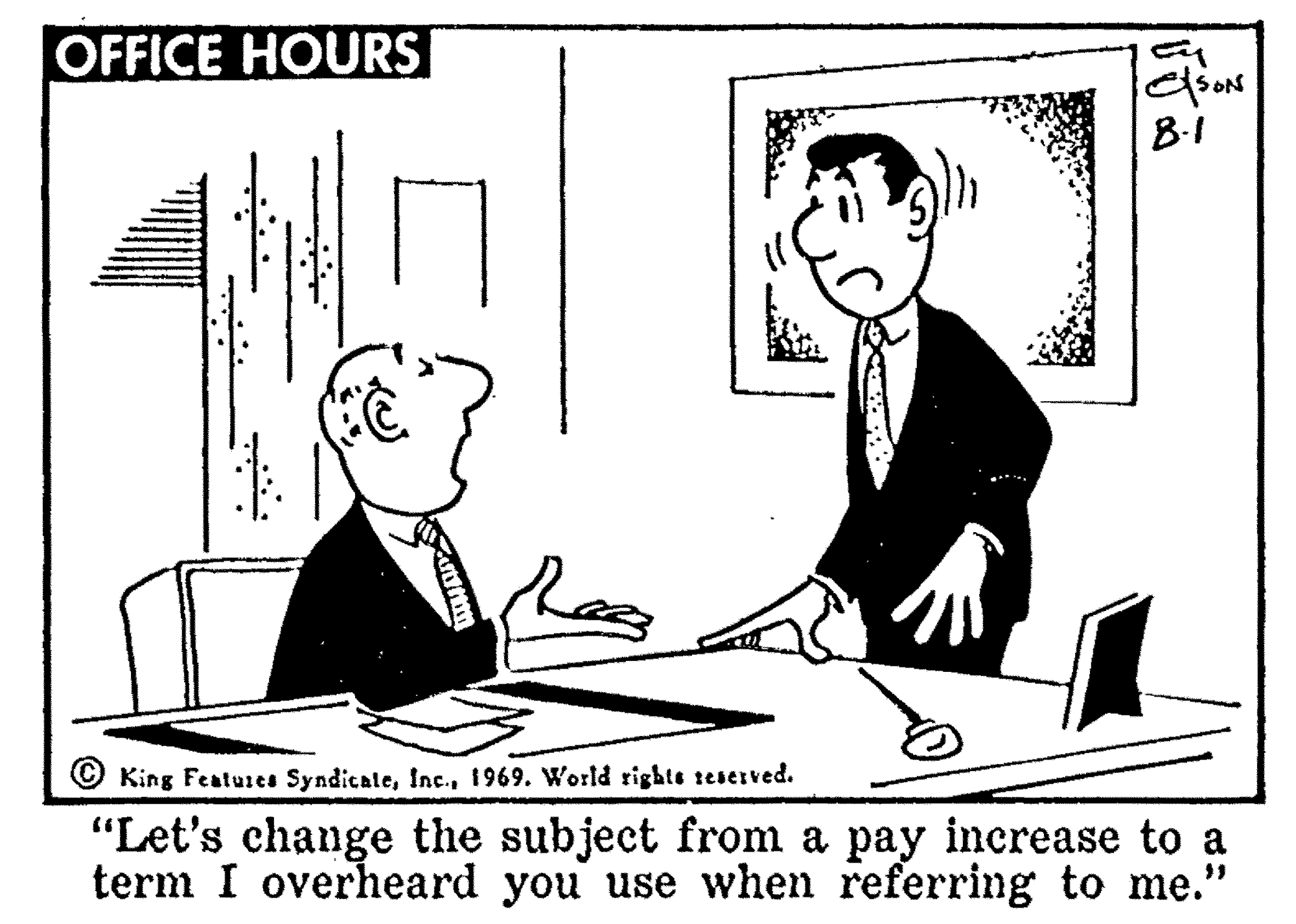 Office Hours Comic Strip 1969-08-01 | Comics Kingdom