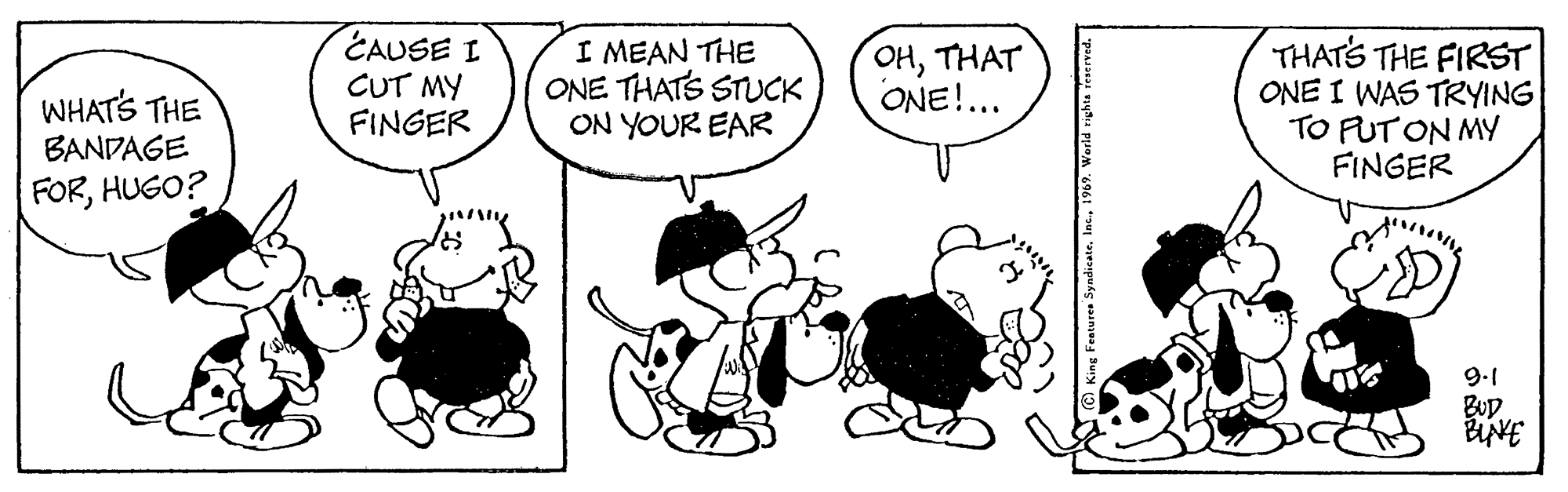 Tiger Comic Strip 1969-09-01 | Comics Kingdom