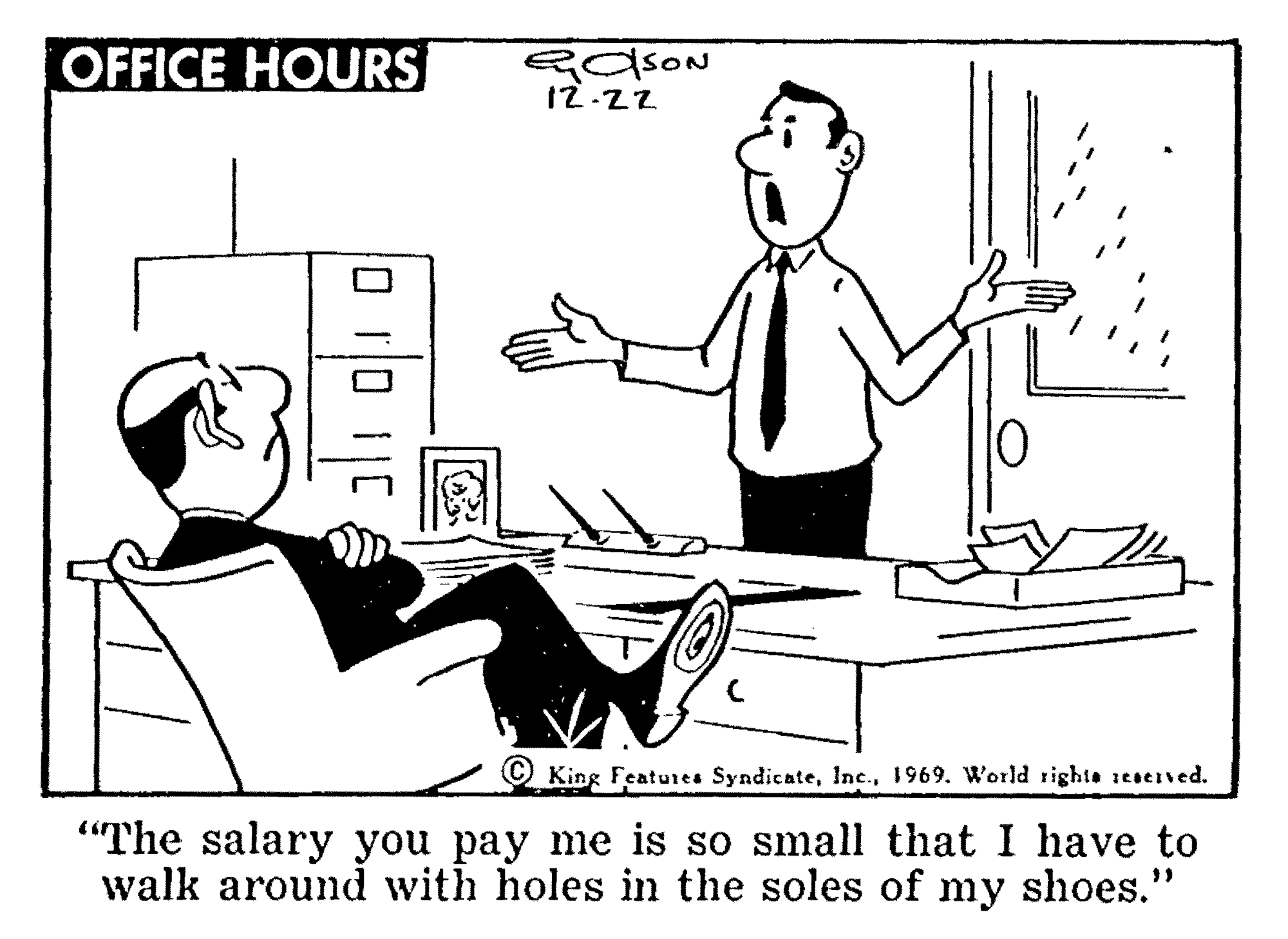 Office Hours Comic Strip 1969-12-22 | Comics Kingdom