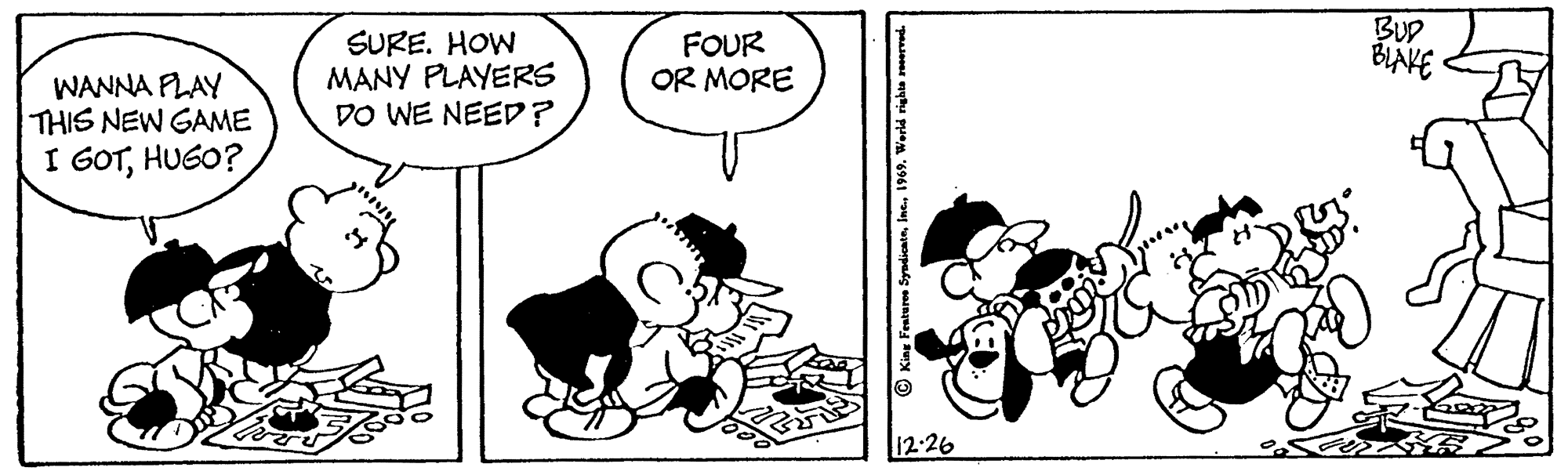 Tiger Comic Strip 1969-12-26 | Comics Kingdom