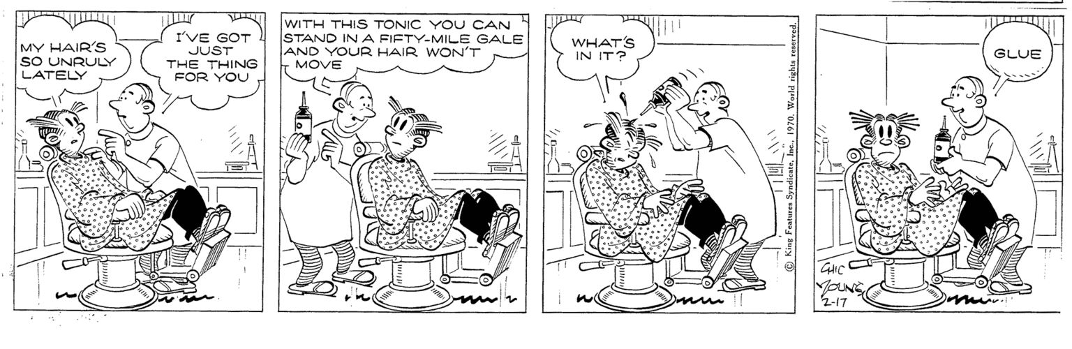 Blondie Comic Strip 1970 02 17 Comics Kingdom