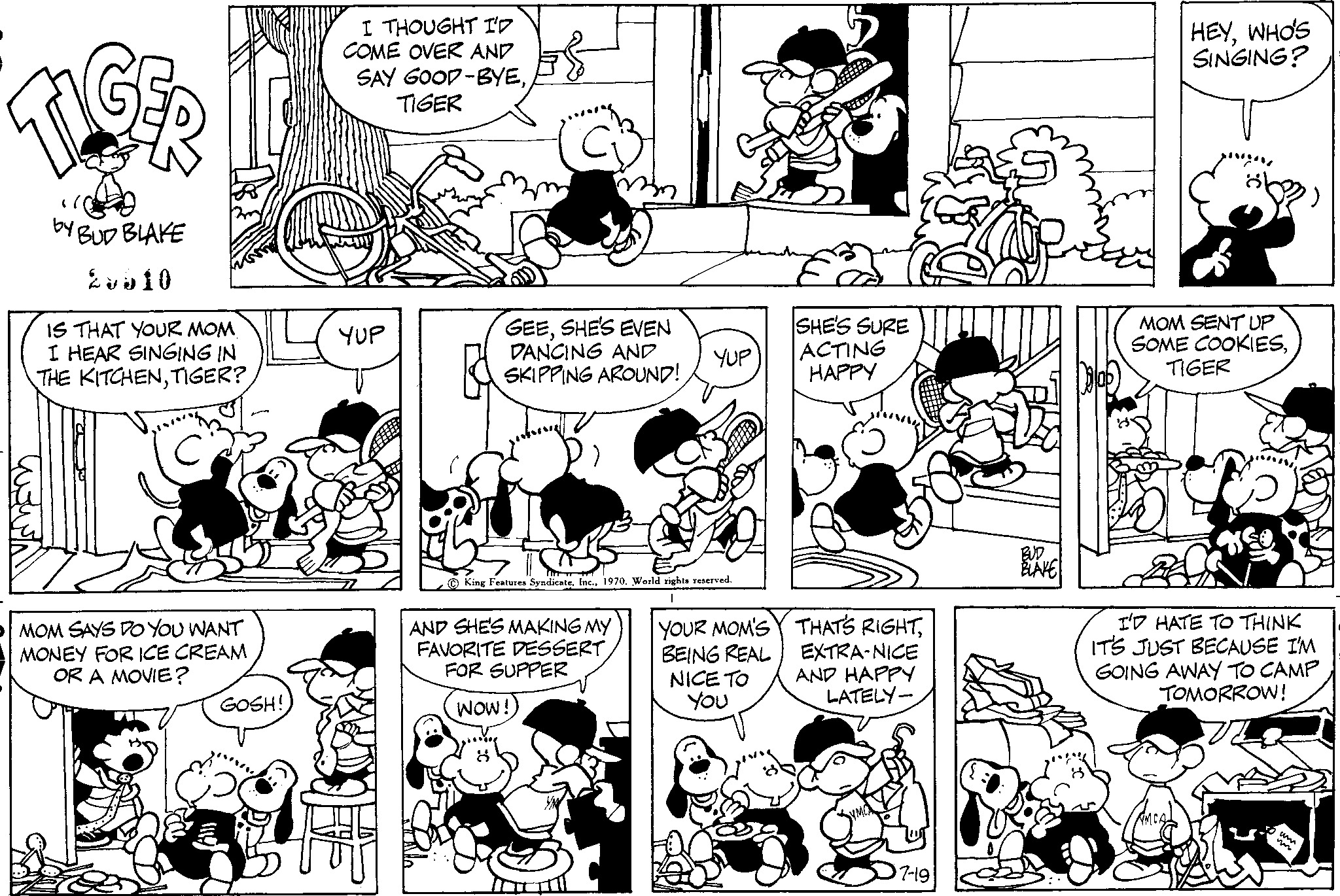Tiger Comic Strip 1970-07-19 | Comics Kingdom