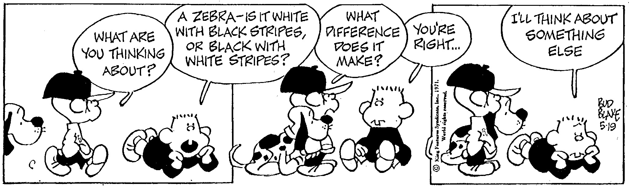 Tiger Comic Strip 1971-05-19 | Comics Kingdom