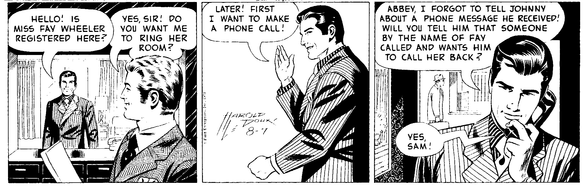 Judge Parker Comic Strip 1971-08-07 | Comics Kingdom