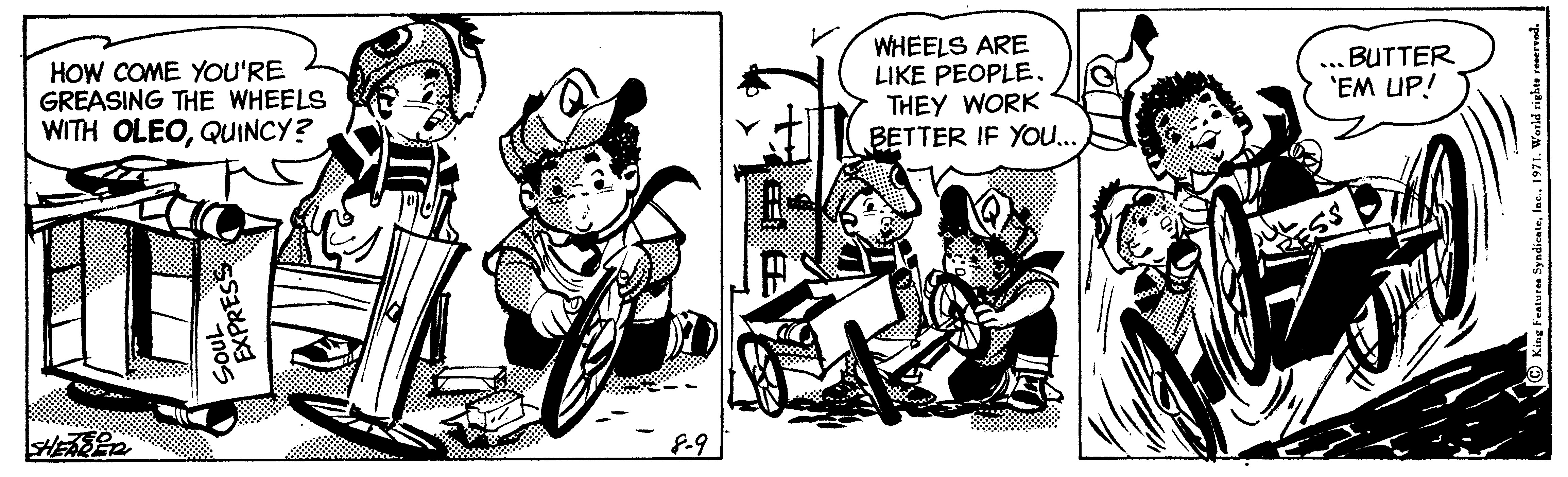 Quincy Comic Strip 1971-08-09 | Comics Kingdom