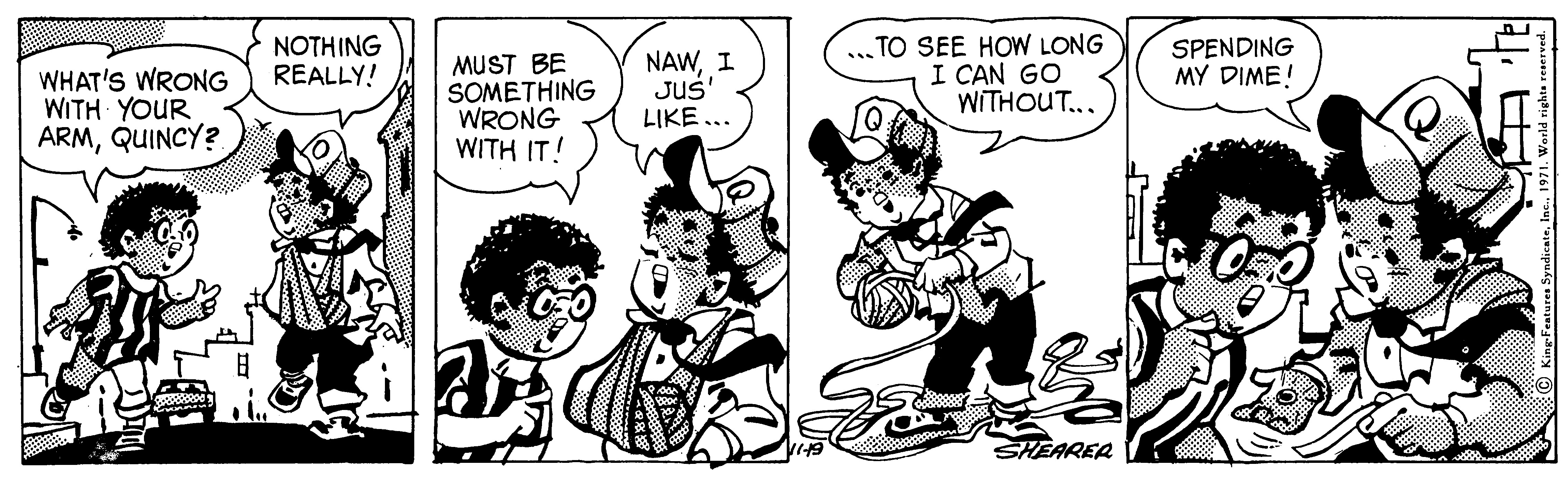 Quincy Comic Strip 1971-11-19 | Comics Kingdom